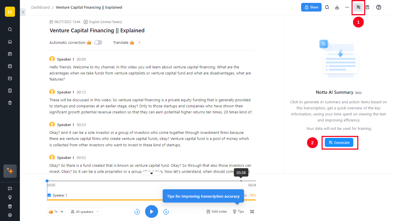 How to Create Youtube Summaries with ChatGPT | Notta How to Create Youtube Summaries with ChatGPT | Notta